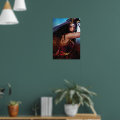 Wonder Woman Blocking With Sword Poster | Zazzle