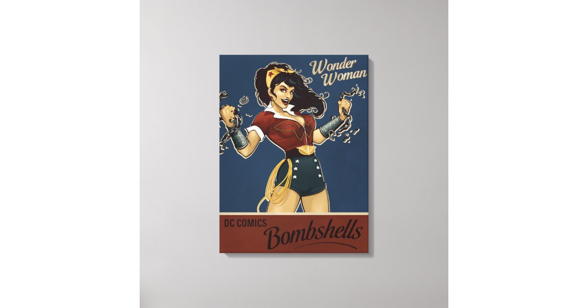 Wonder Woman Bombshell Canvas Print | Zazzle