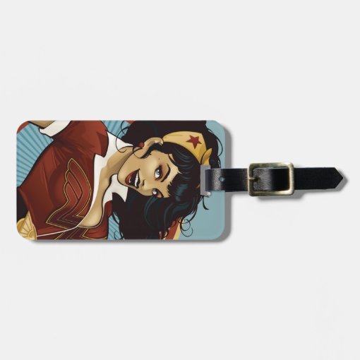 Wonder Woman Bombshell Name Graphic Luggage Tag | Zazzle