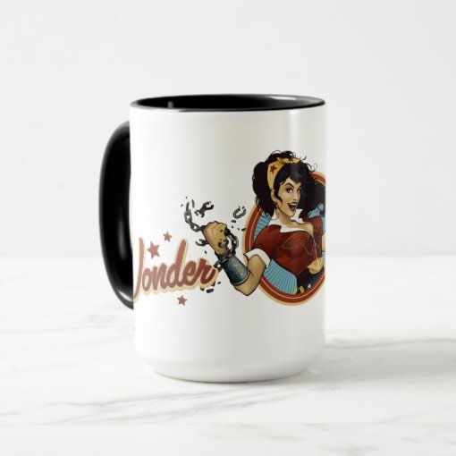 Wonder Woman Bombshell Name Graphic Mug | Zazzle