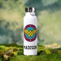 Wonder Woman | Circle | Add Your Name Water Bottle | Zazzle
