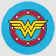 Wonder Woman | Circle & Stars Logo Beach Towel | Zazzle