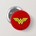 Wonder Woman | Classic Logo Button | Zazzle