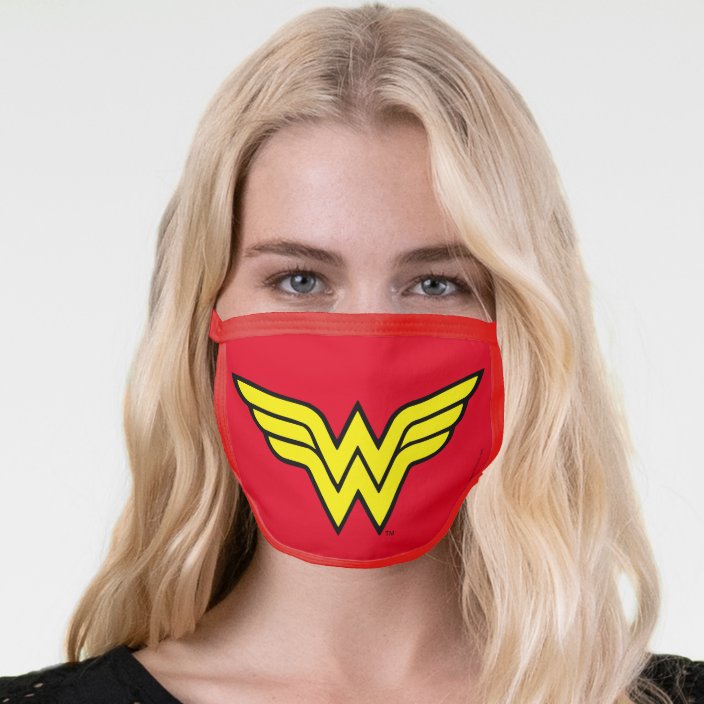 Wonder Woman | Classic Logo Face Mask | Zazzle.com