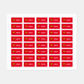 Wonder Woman | Classic Logo Labels | Zazzle
