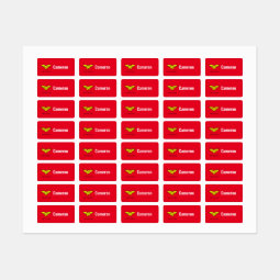 Wonder Woman | Classic Logo Labels | Zazzle