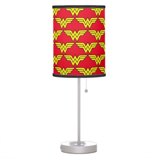 Wonder Woman | Classic Logo Table Lamp | Zazzle