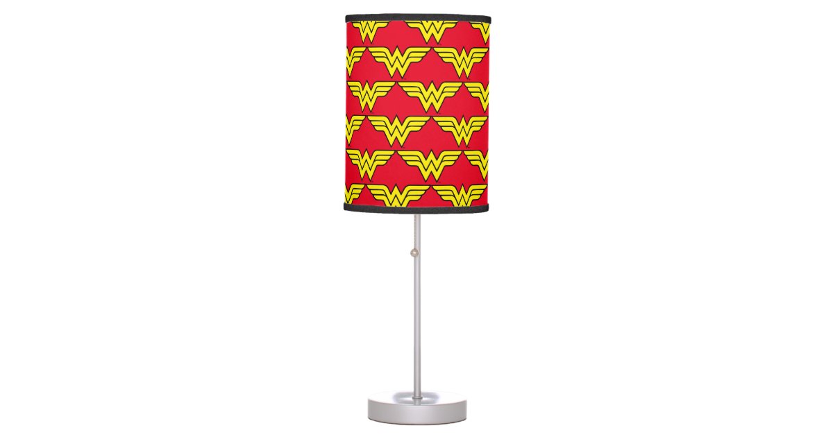 Wonder Woman | Classic Logo Table Lamp | Zazzle