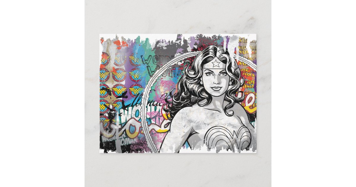 Wonder Woman Collage 6 Postcard | Zazzle