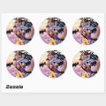 Wonder Woman Comic Cover #1 Classic Round Sticker | Zazzle