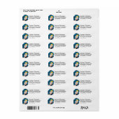 Wonder Woman Face Label | Zazzle