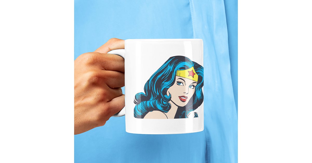 Wonder Woman Face Mug | Zazzle