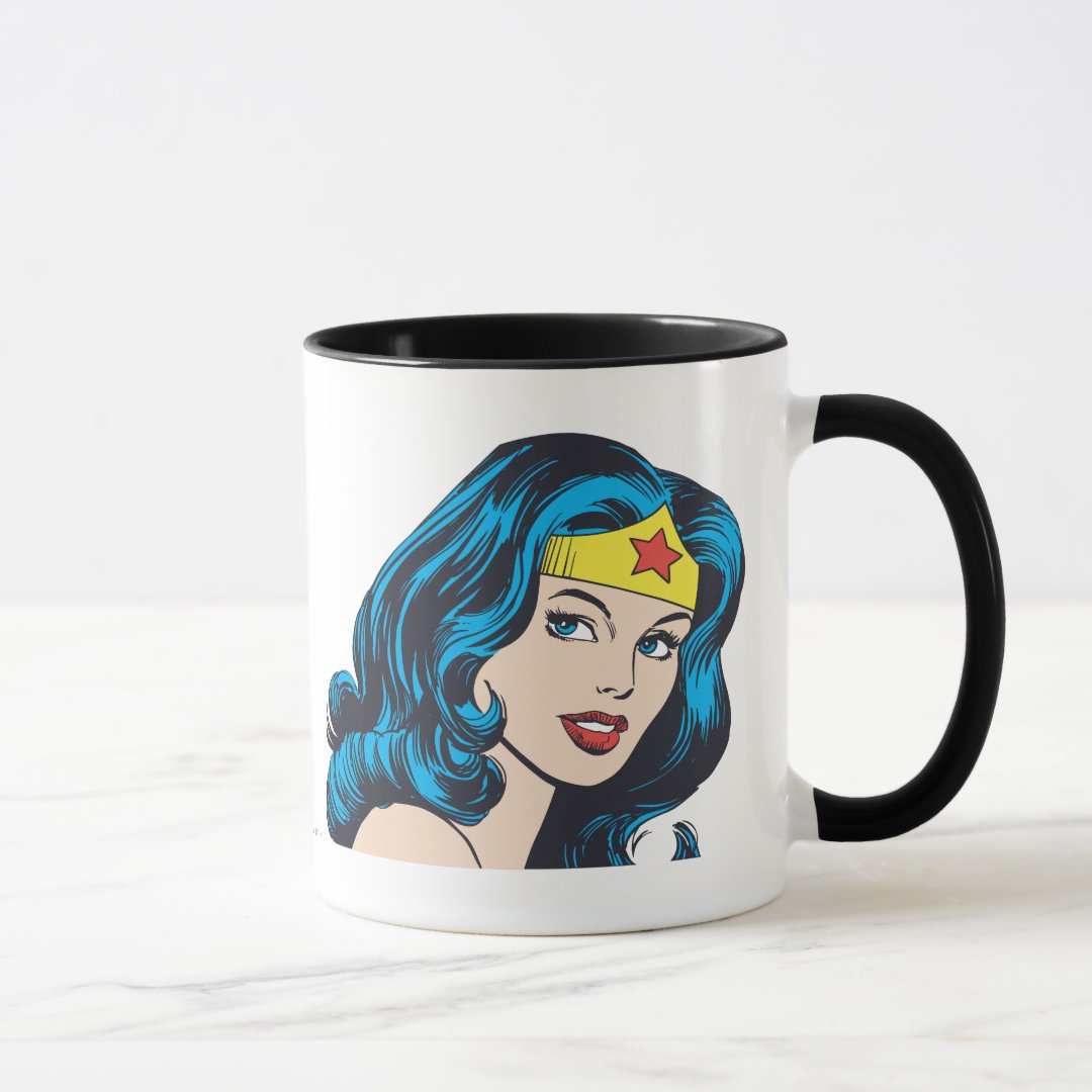 Wonder Woman Face Mug | Zazzle