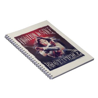 Wonder Woman Fight For Justice Notebook | Zazzle