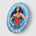 Wonder Woman - Fight For Peace Large Clock | Zazzle