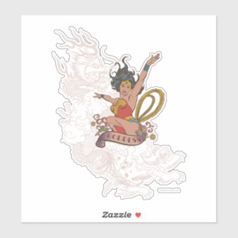 Wonder Woman Goddess Sticker | Zazzle