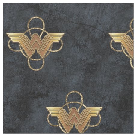 Wonder Woman Icons & Phrases Pattern Fabric | Zazzle