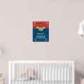 Wonder Woman Golden Logo Birthday Welcome Sign | Zazzle