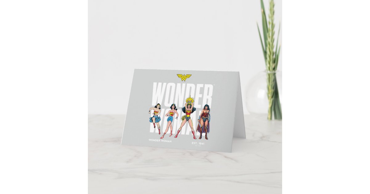 Wonder Woman Legends Forever Graphic Card | Zazzle