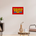 Wonder Woman Name and Logo Poster | Zazzle