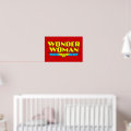 Wonder Woman Name and Logo Poster | Zazzle