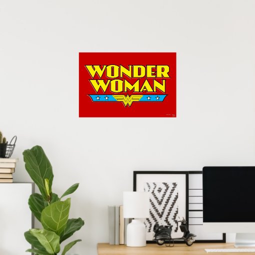 Wonder Woman Name and Logo Poster | Zazzle
