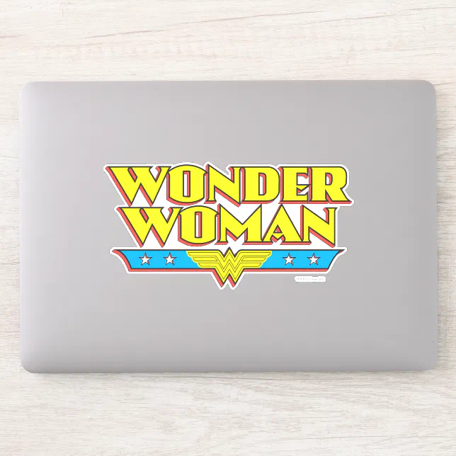 Wonder Woman Name and Logo Sticker | Zazzle