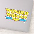 Wonder Woman Name and Logo Sticker | Zazzle