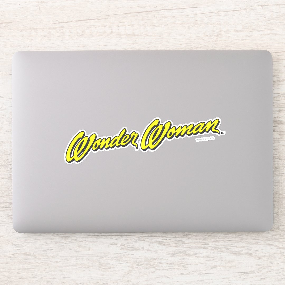 Wonder Woman Name Sticker | Zazzle
