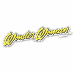 Wonder Woman Name Sticker | Zazzle