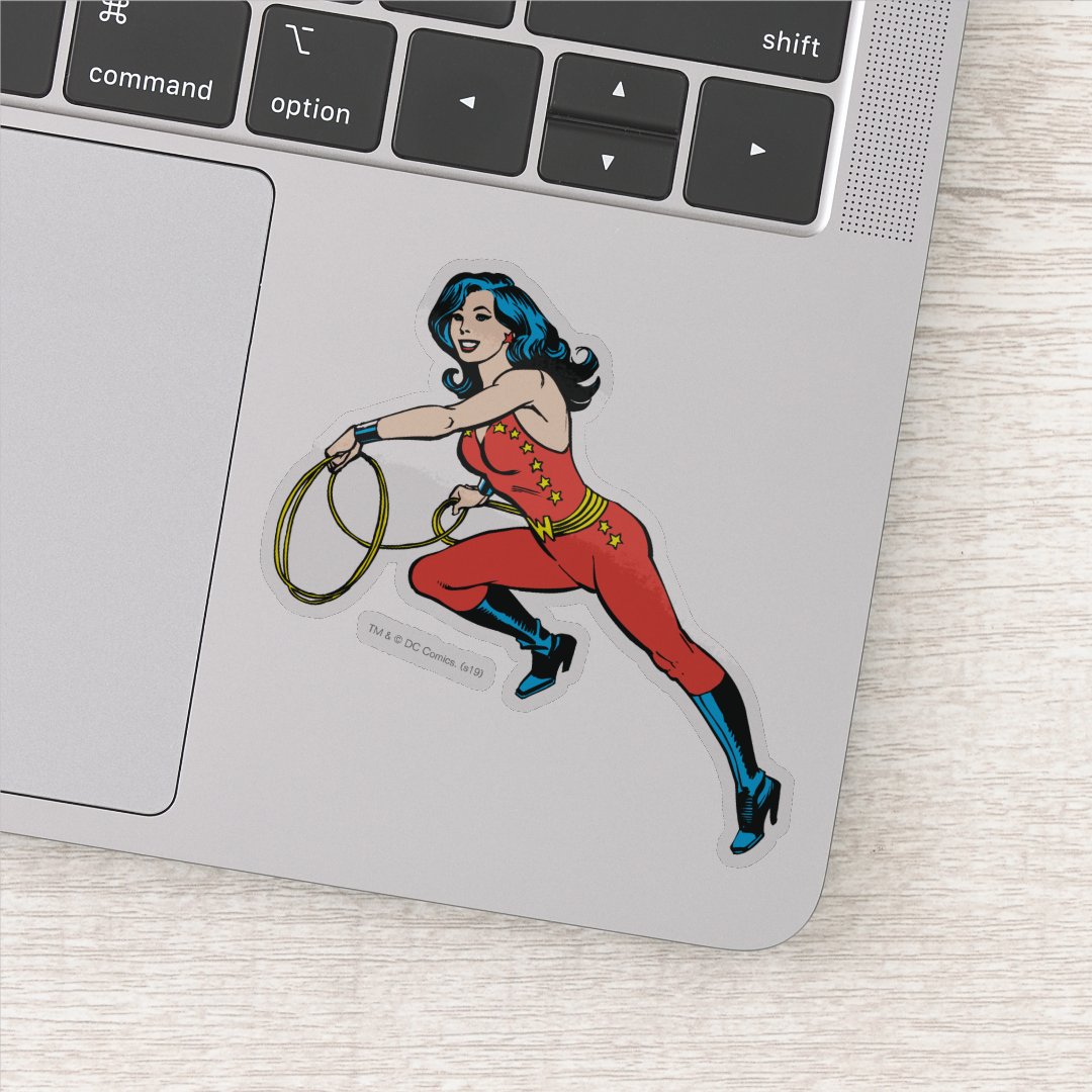 Wonder Woman Red Outfit Sticker | Zazzle