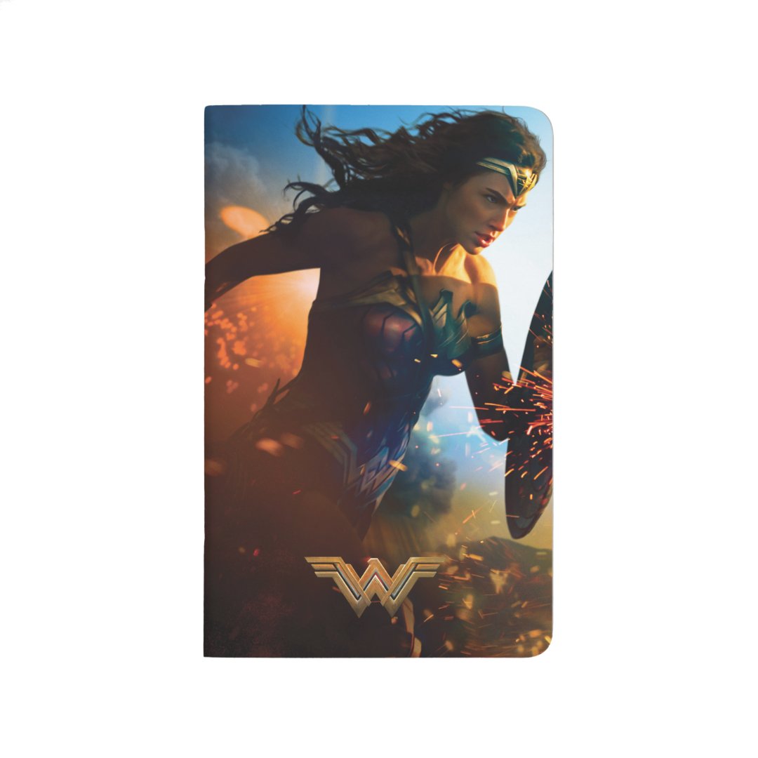 Wonder Woman Running on Battlefield Journal | Zazzle