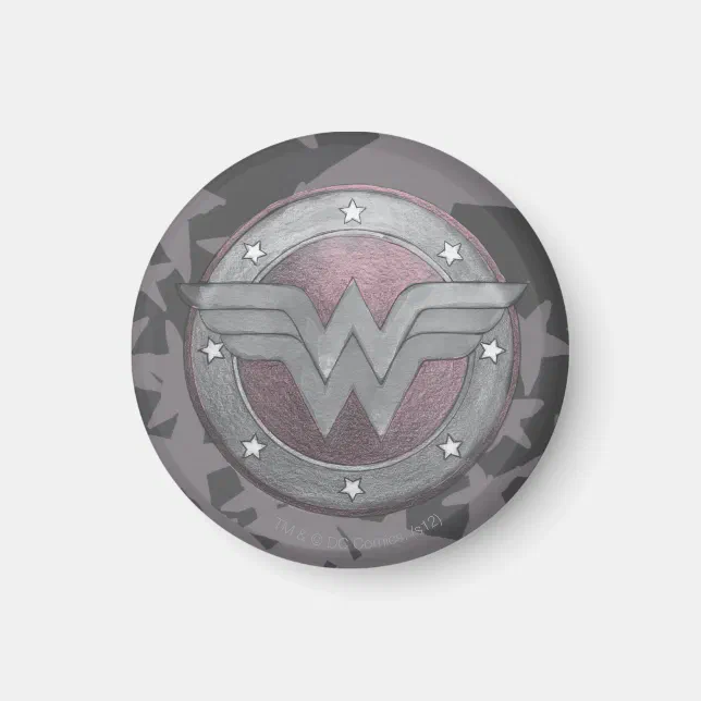 Wonder Woman Shield Pattern Magnet | Zazzle