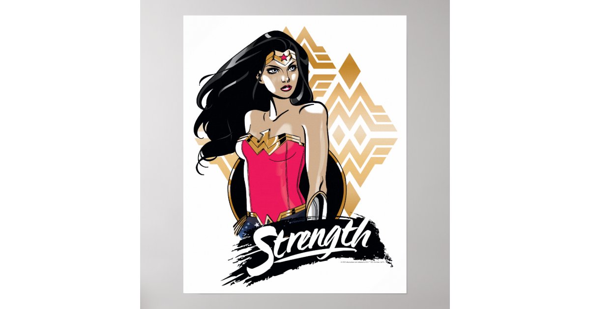 Wonder Woman Strength Poster | Zazzle