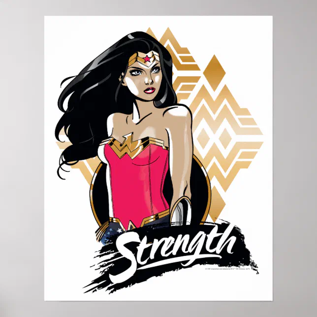 Wonder Woman Strength Poster | Zazzle