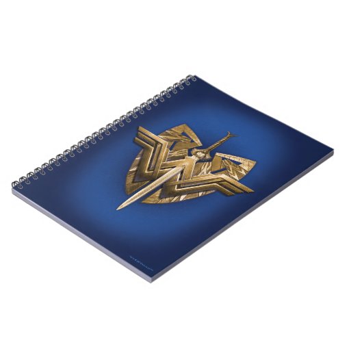 Wonder Woman Symbol With Sword of Justice Notebook | Zazzle