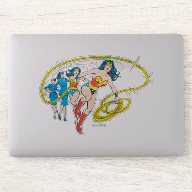 Wonder Woman Transform Sticker | Zazzle
