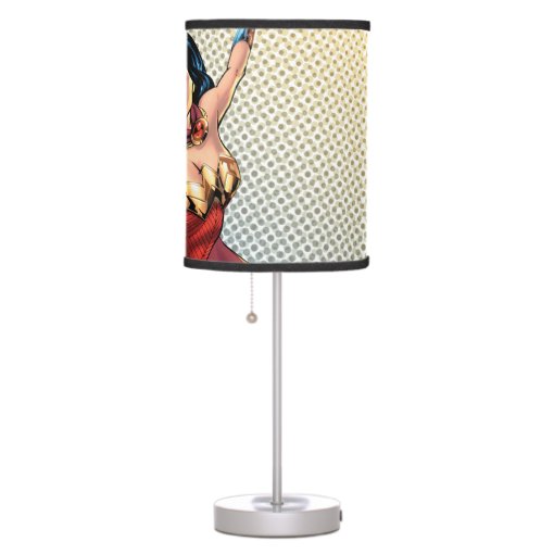 Wonder Woman Wearing Cape Table Lamp | Zazzle