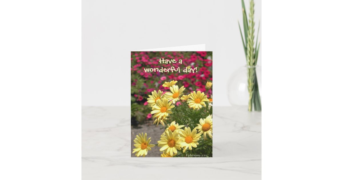 Wonderful day! card | Zazzle