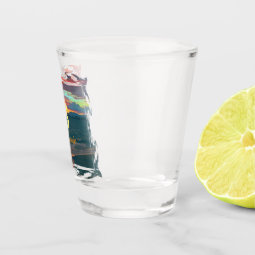 Wonderful Day Crest 1490 Shot Glass | Zazzle