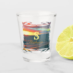 Wonderful Day Crest 1490 Shot Glass | Zazzle