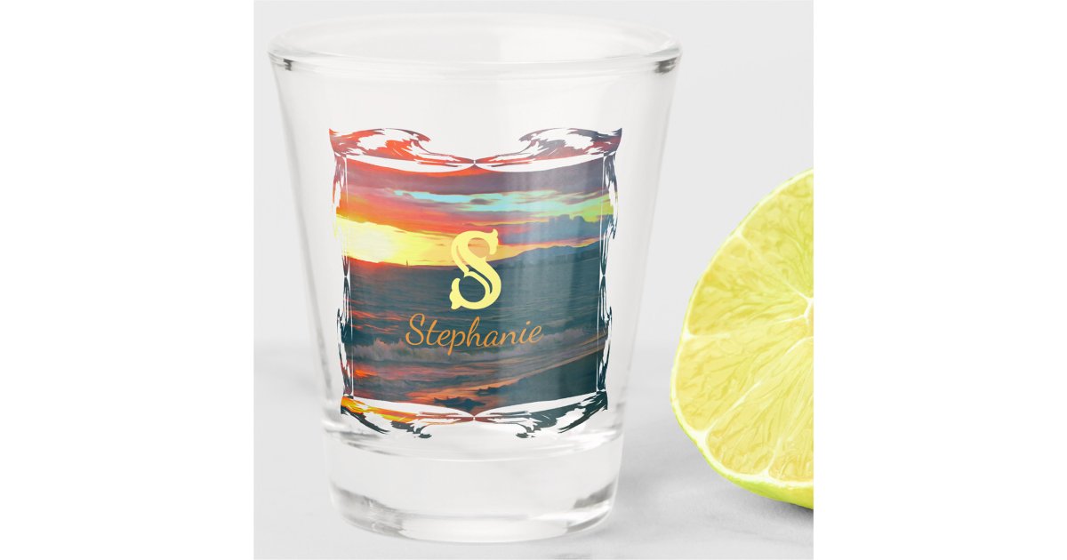 Wonderful Day Crest 1490 Shot Glass | Zazzle