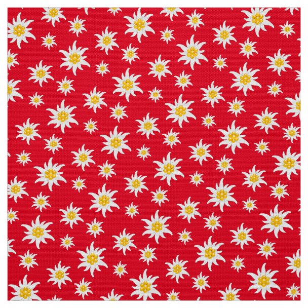 Edelweiss Swiss Alpine Flower Fabric | Zazzle.com