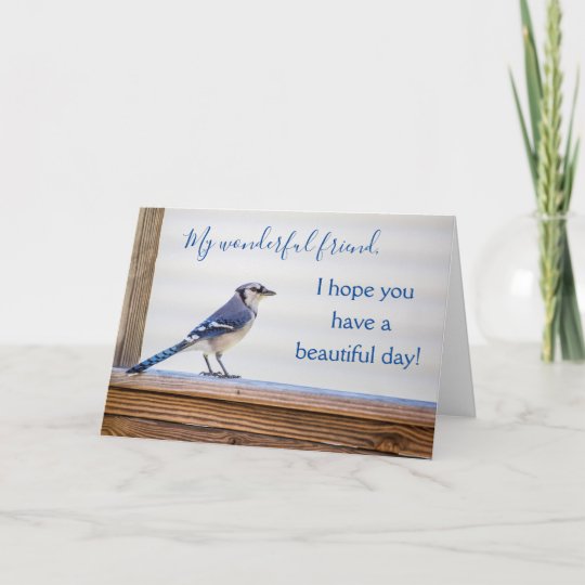 Wonderful Friend Greeting Card | Zazzle.com