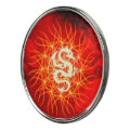 Wonderful golden dragon golf ball marker | Zazzle