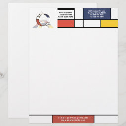 Wonderful Modern Art Monogram. Letter C Letterhead | Zazzle