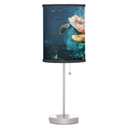 Wonderful Sea Turtle Underwater Life Table Lamp | Zazzle