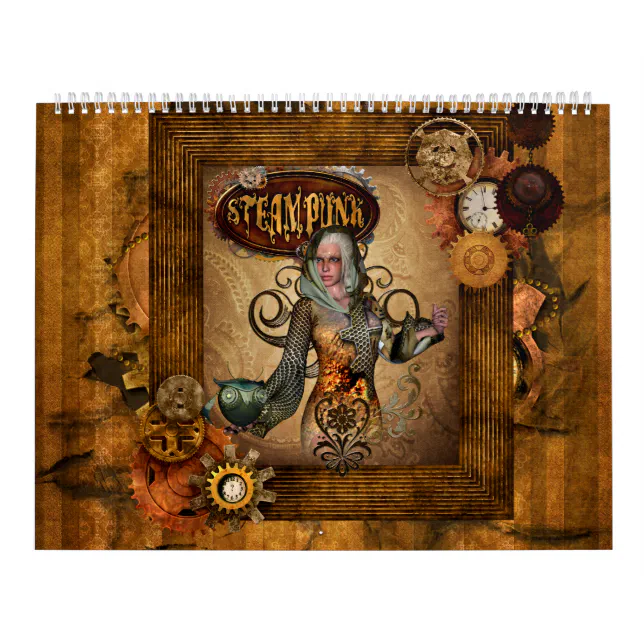 Wonderful steampunk designs calendar | Zazzle