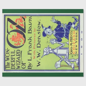 Wonderful Wizard of Oz Wrapping Paper | Zazzle