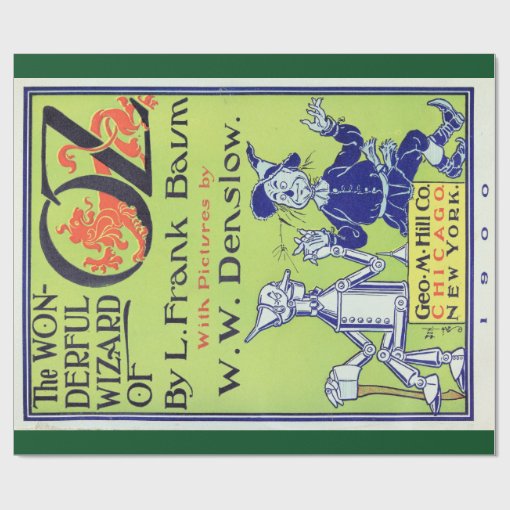 Wonderful Wizard of Oz Wrapping Paper | Zazzle